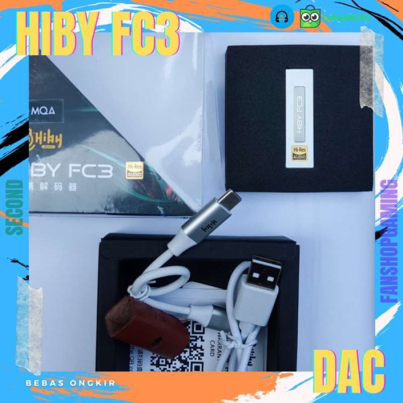 Jual Hiby Fc3 Mqa Authenticated Dongle Usb Dac 3.5mm Output - Bekas Mulus Di Seller Circlet ...