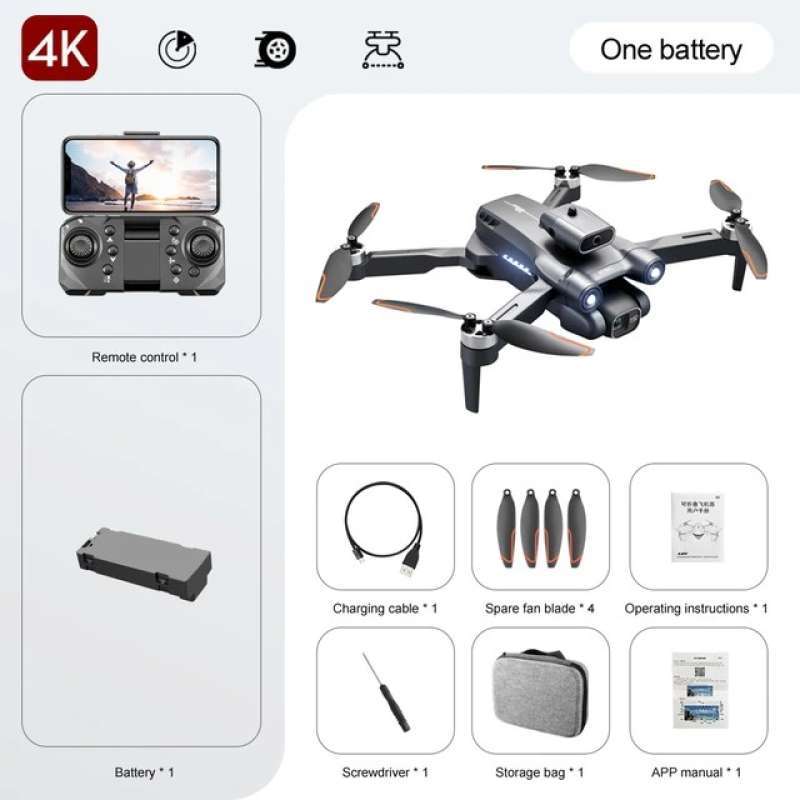 Jual Drone S1s 4k Dual Camera Brushless Optical Flow Antitabrak Vs E99 Jg99 - Part Baling2 Di ...