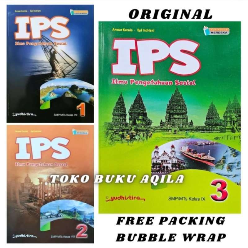 Jual Buku Ips Kelas 7 8 9 Smp Yudhistira Kurikulum Merdeka Original ...