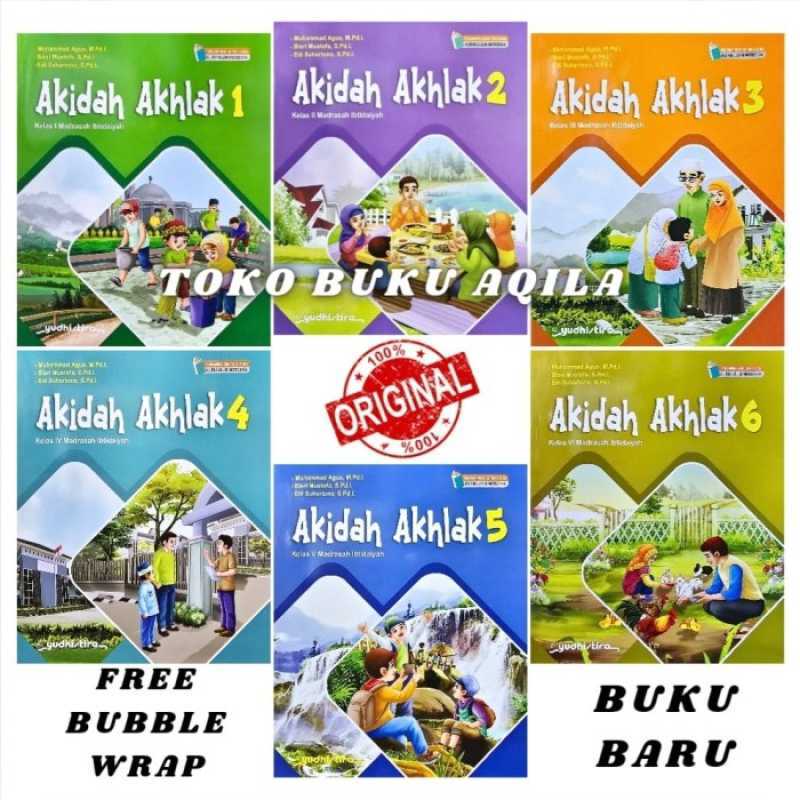 Jual Buku Akidah Akhlak Kelas 1 2 3 4 5 6 Mi Yudhistira Kurikulum Merdeka Km Di Seller Winter ...