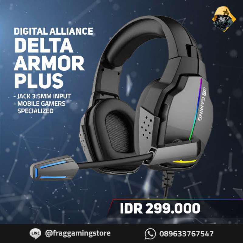 Promo Da Delta Armor Plus Mobile Gaming Headset Diskon 23% Di Seller ...