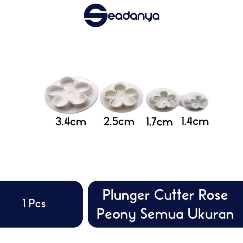 Jual Plunger Cutter Rose Peony Semua Ukuran -plunger Cutter/plunger ...