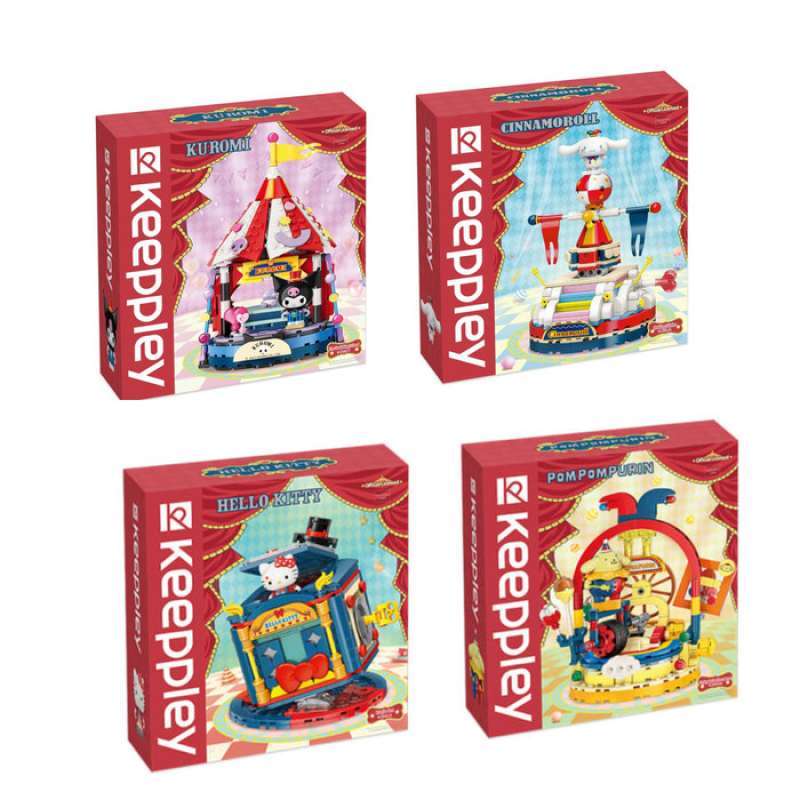 Jual Keeppley Sanrio The Vanishing/circus Stack/rolling Globe/unicycle ...