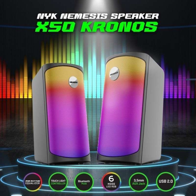 Jual Nyk Nemesis X50 / X-50 / X 50 Kronos 2 Modes Rgb Gaming Speaker Audio Di Seller Laga ...
