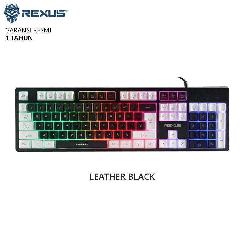 Jual Rexus K9e Battlefire Full Gaming Size Keyboard - Black-white Di ...