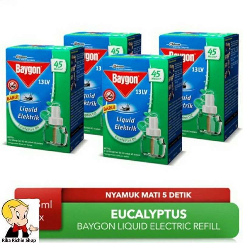 Promo Baygon Liquid Elektrik Refill Eucalyptus 33 Ml Paket Isi 4 Pc Diskon 33% Di Seller Fay ...