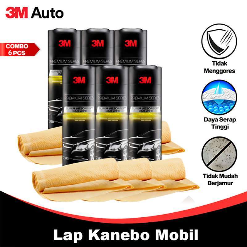 Promo 3m Auto Lap Chamois Combo 6 Pcs Series Kanebo Cmb06-3m-1053 ...