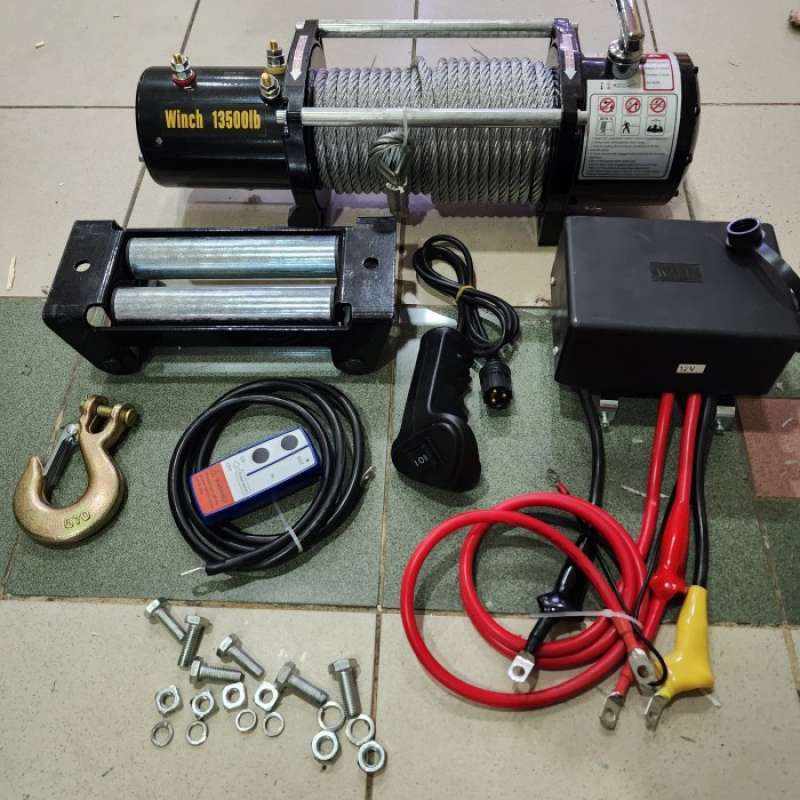 Promo Winch Offroad 12volt 13500lbs Diskon 23% Di Seller Busabusi Store ...