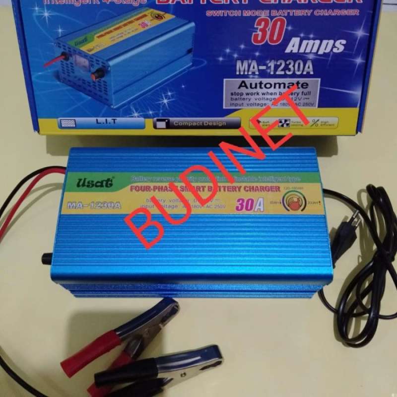 Promo Usat Smart Fast Charger Accu Aki 12v 30a Diskon 23% Di Seller ...