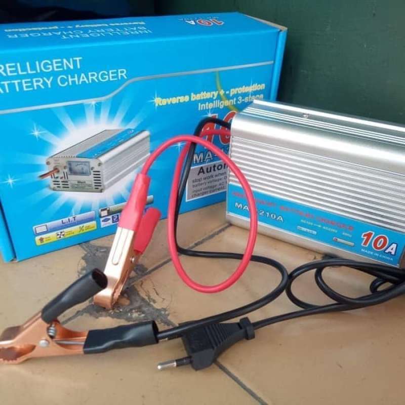 Promo Batrey Charger Accu 12v 10a Otomatis Diskon 23% Di Seller ...