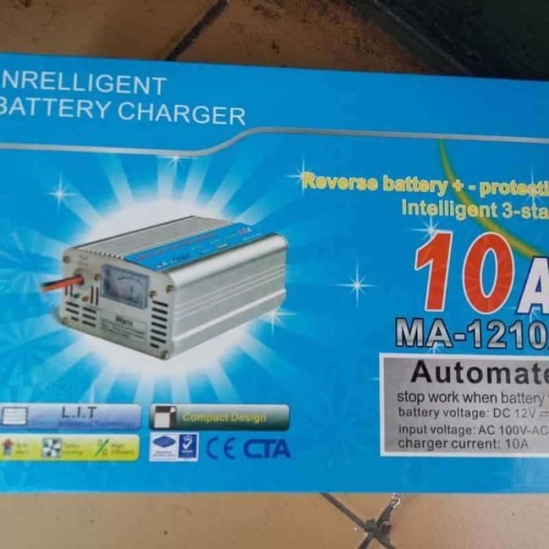 Promo Batrey Charger Accu 12v 10a Otomatis Diskon 23% Di Seller ...