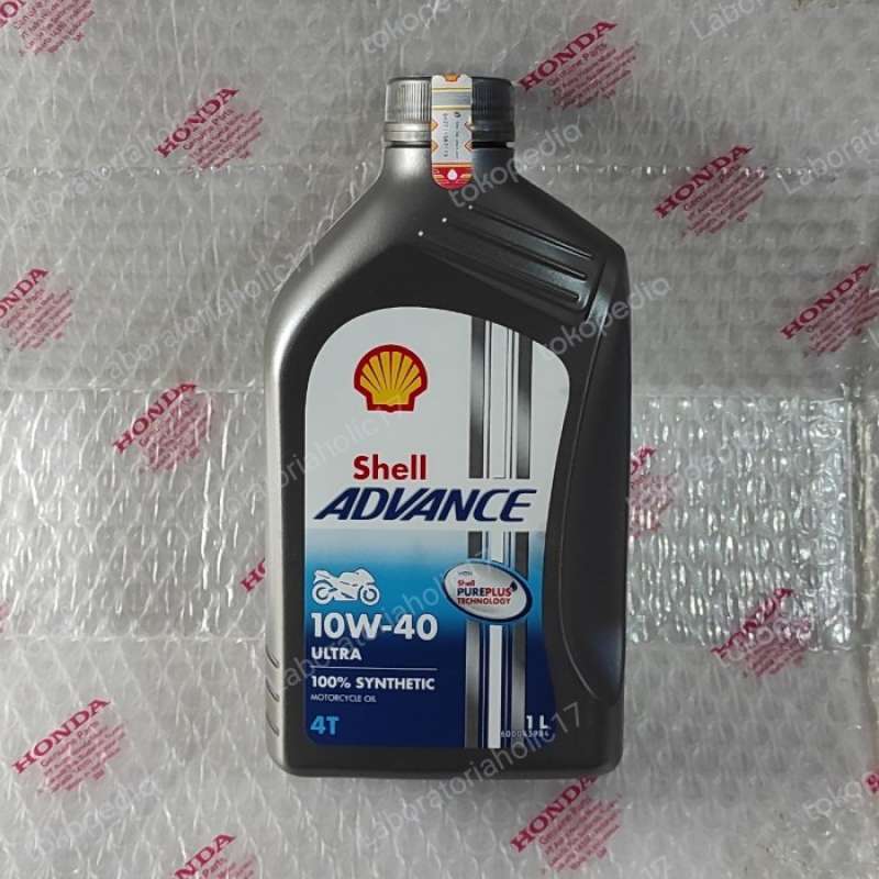 Promo Oli Shell Ance Ultra Full Synthetic 10w-40 Cbr250rr Shell Diskon ...