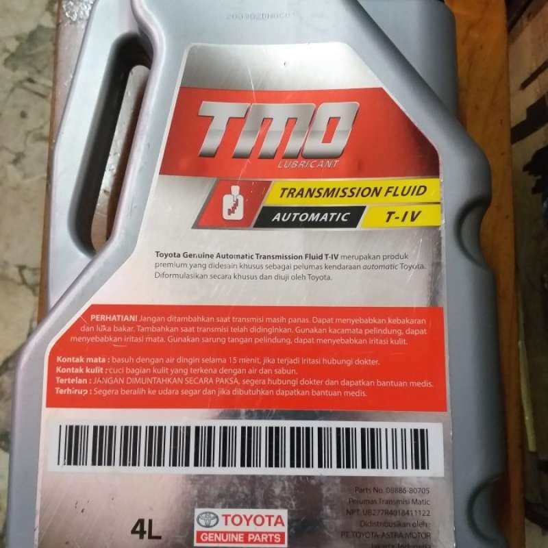Promo Oli Tmo Atf T-iv Transmisi Matic Innova Fortuner Hilux Diskon 23% ...