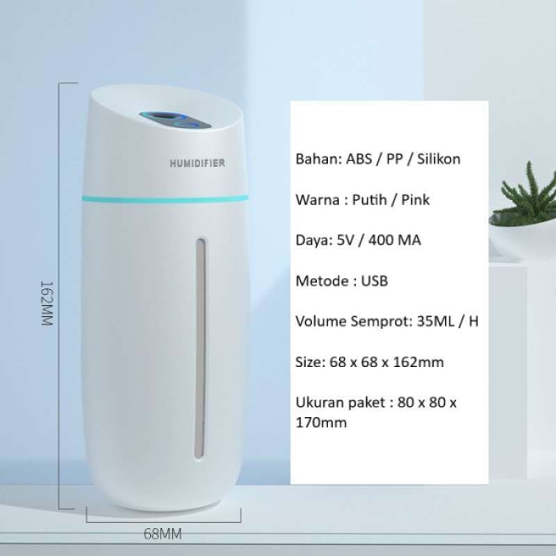 Promo Nano Humifier Diffuser Safe For Kids, Car Purifier Essential Oil ...