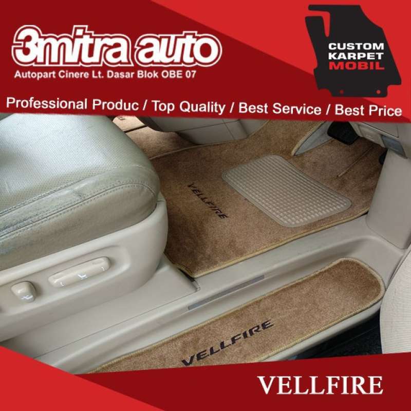 Promo Karpet Mobil Alphard / Vellfire Bahan Bludru Premium Diskon 23% ...