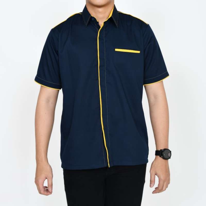 Promo Baju Seragam Promosi Murah Kemeja Kerja Kantor Pakaian Lapangan ...