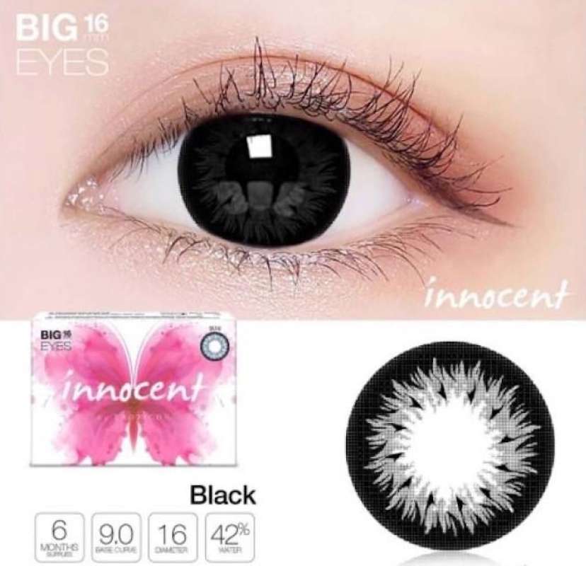 Jual Softlens X2 Innocent Normal / Soflen Innocent Exoticon Big Eyes ...