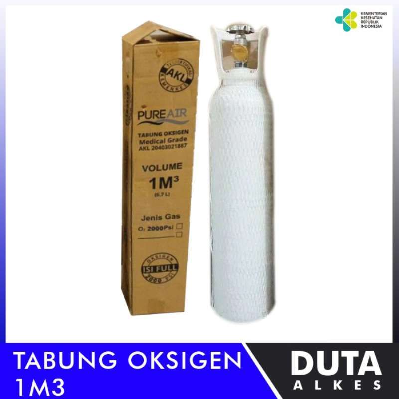 Promo Tabung Oksigen 1m3 + Isi / Oxygen Tube Diskon 33% Di Seller Lucky ...