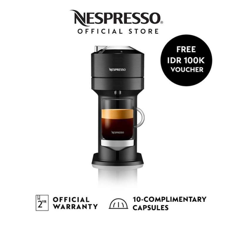Promo Nespresso Vertuo Next Premium Coffee Machine, Black (mesin Kopi ...