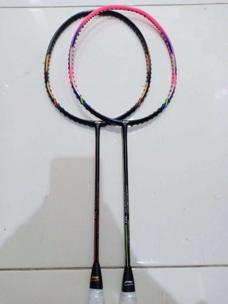 Promo Raket Lining Super Windstrom 78 Grade O.r.i - Merah, Tanpa Senar ...