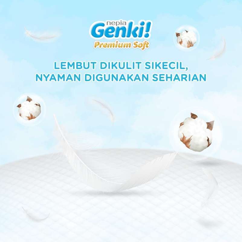 Jual (6 Pack) Nepia Genki Popok Bayi Pants Popok Celana Bayi Diapers Premium Soft M32 Di Seller ...
