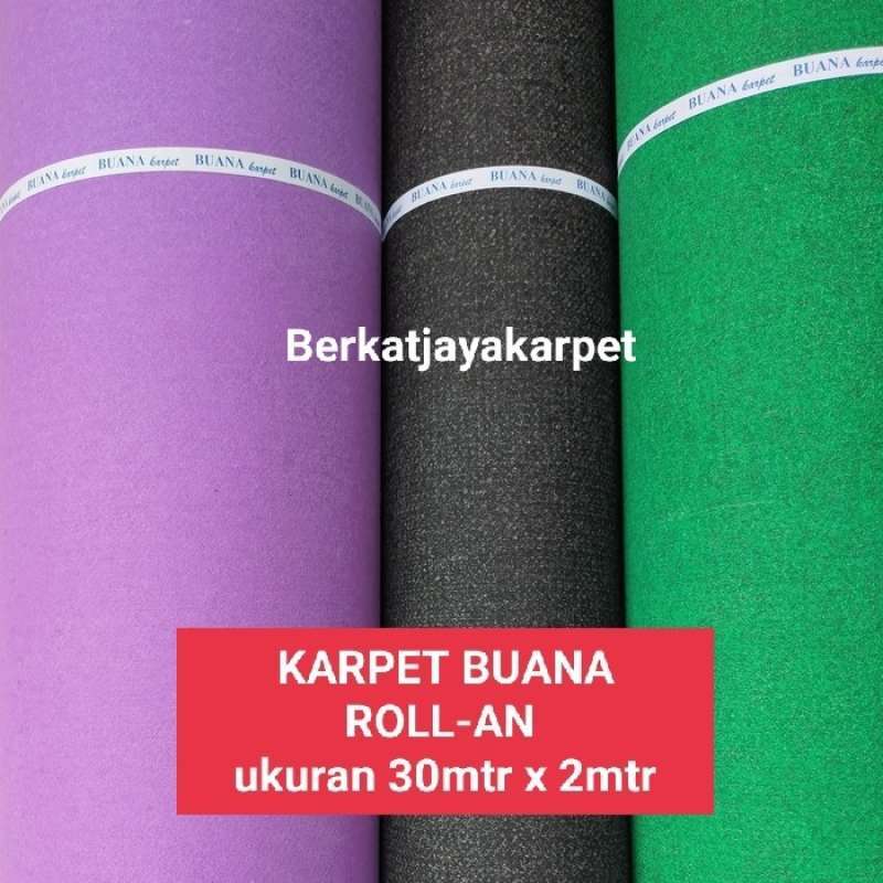 Promo Karpet Bludru Buana Rollan Isi 30m X 2m Dijual Per 1roll Diskon ...