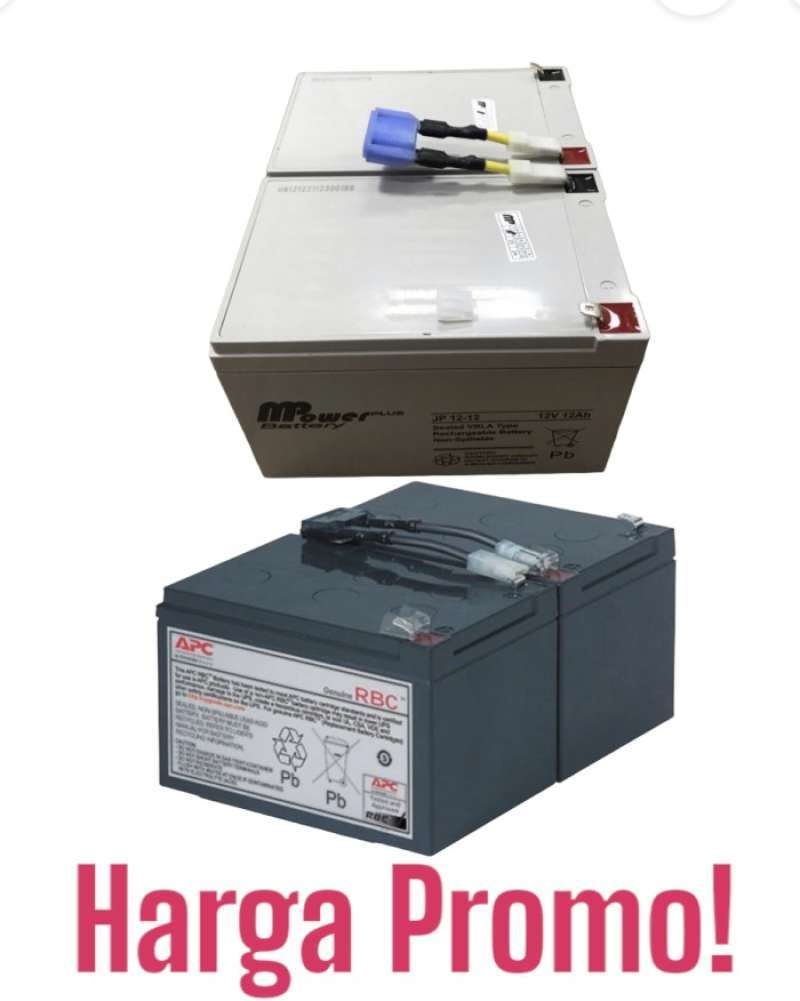 Promo Rbc6 Battery Competible For Ups Apc. Baterai Ups Mpower Plus 12v 12ah Diskon 23% Di Seller ...