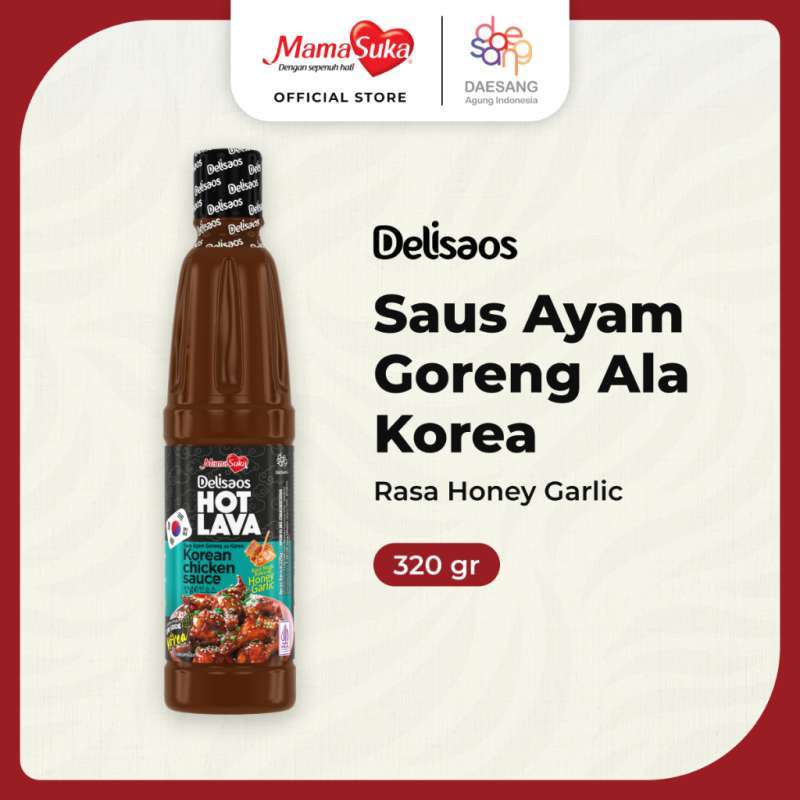 Jual Mamasuka Delisaos Honey Garlic Hot Lava Saus Ayam Goreng Ala Korea ...