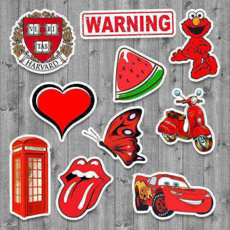 Jual Sticker Pack Tumblr - Red Aesthetics [20 Pcs] Di Seller Yeager Art ...