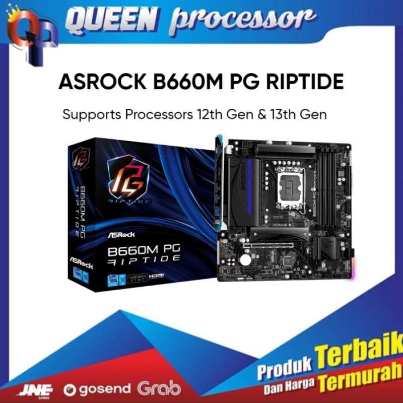 Promo Asrock B660m Pg Riptide ( Lga1700 / B660 / Ddr4 ) Diskon 23% Di Seller Scrollbox Store ...