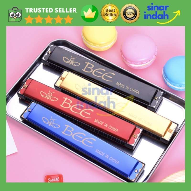 Jual Harmonika Besar Bee 24 Hole Key C Yamaha Alat Musik Tiup Harmonica ...