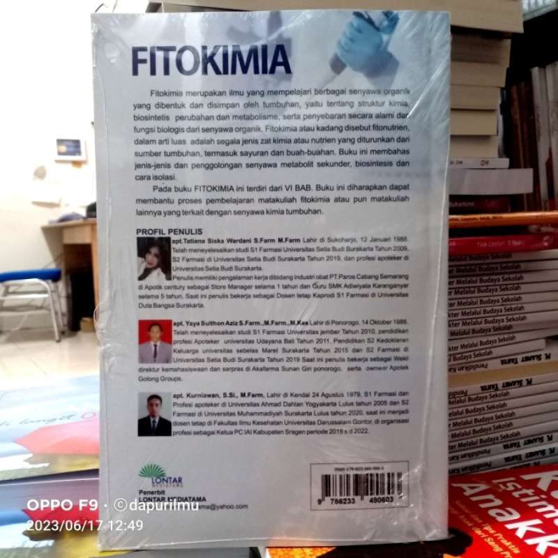 Jual Buku Farmasi Original: Fitokimia ( Fitokimia ) Di Seller Circlet - Cengkareng Timur, Kota ...