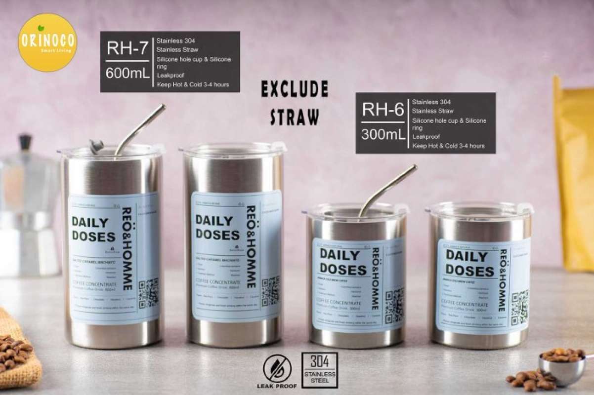 Promo Orinoco Gelas Mug Stainless Rh-7 Vacuum Flask Mug 600 Ml Anti ...