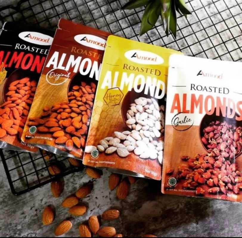 Jual Amood Roasted Almond Honey Butter - Kacang Badam Panggang ...