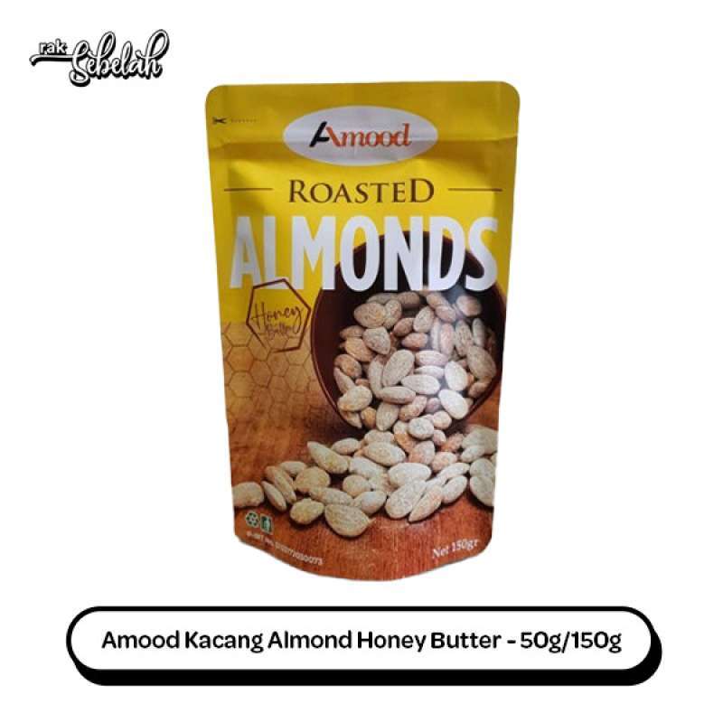 Jual Amood Roasted Almond Honey Butter - Kacang Badam Panggang ...