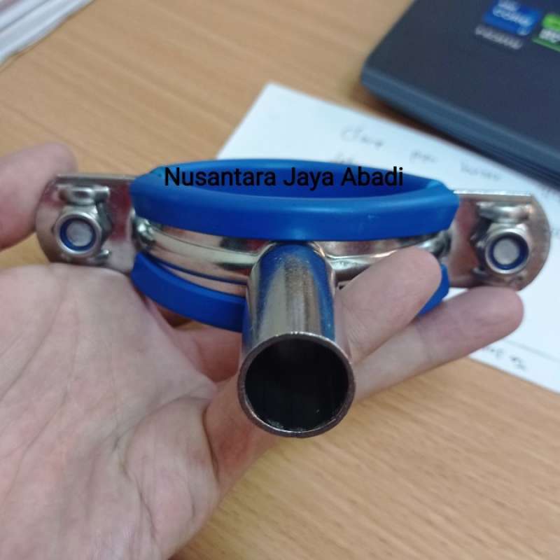 Promo Clamp Pipa Holder Sanitary 304 2 1/2 Inchi 63 Mm Support Hanger ...
