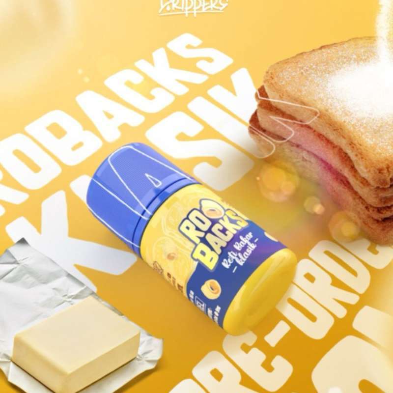Jual Robacks V3 Roti Bakar Klasik 3mg 6mg 9mg 60ml Mentega Gula Robaks ...