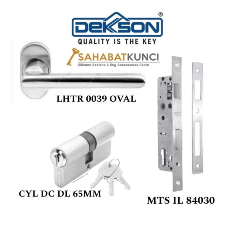 Promo Handle Lock Set Pintu Alumunium Lhtr 0039 Oval Dekson / Gagang ...