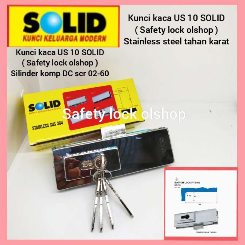 Promo Lockcase Kunci Kaca Us 10 Diskon 23% Di Seller Kulee Store ...