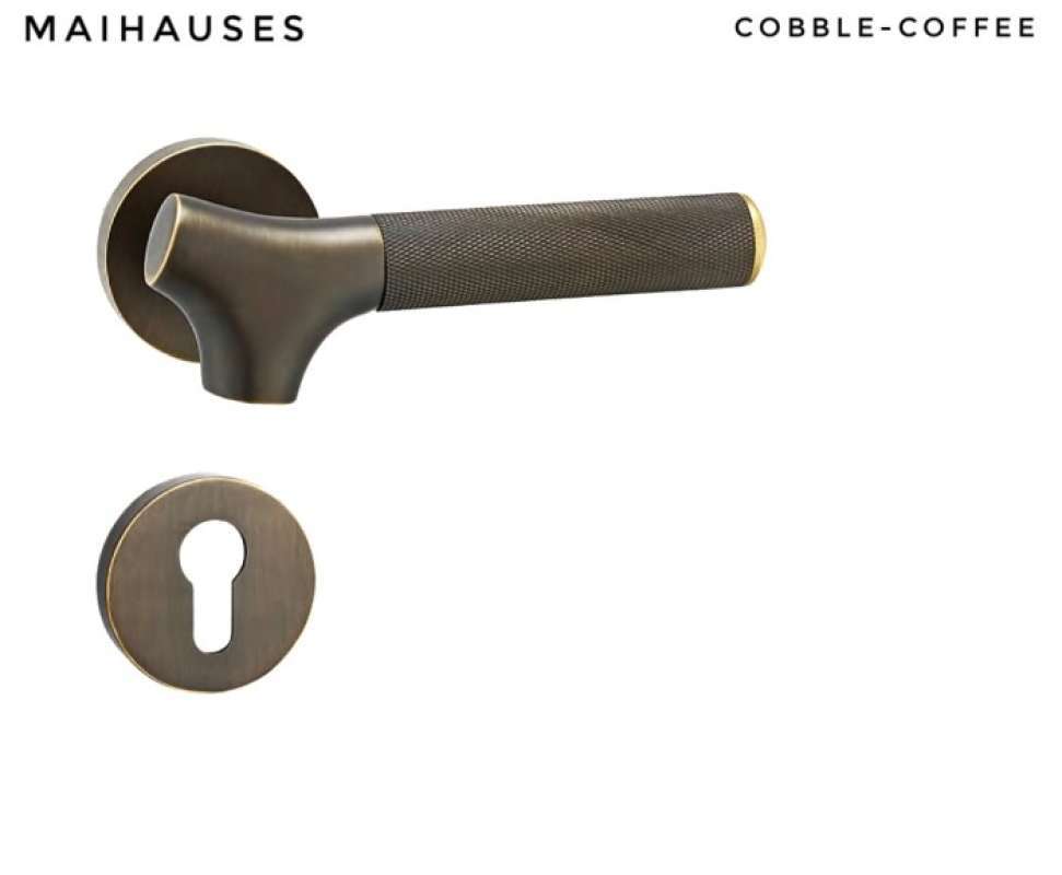 Promo Gagang Pintu Door Handle Kayu Besi Full Set Bronze Kuningan ...