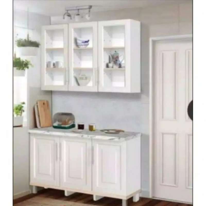 Promo Lemari Dapur Gantung / Kitchen Set Minimalis Diskon 23% Di Seller ...