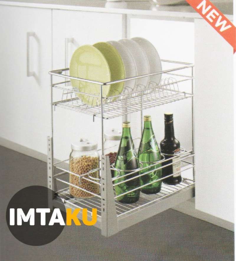 Promo Rak Botol Tarik Slowmotion Vitco Sc 29021 F Sm Diskon 23% Di ...
