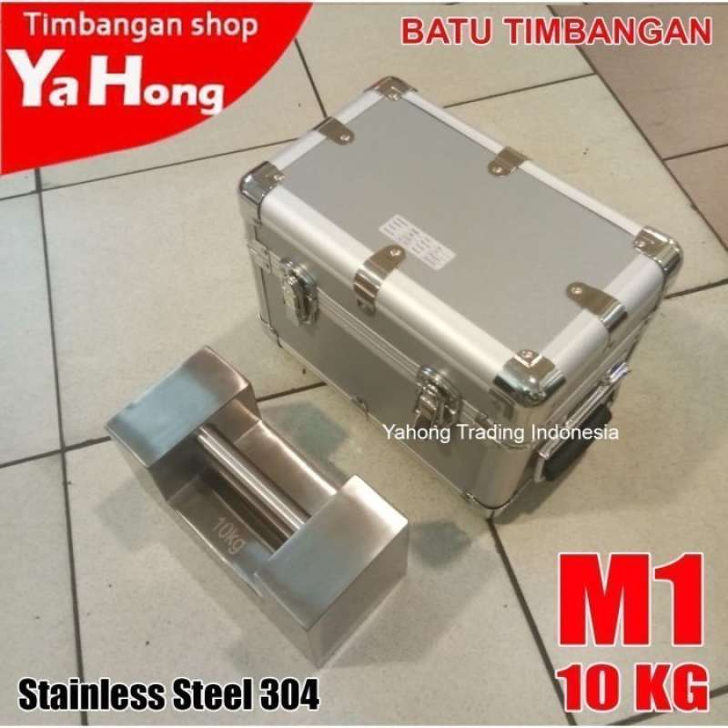 Promo Anak Timbangan Batu Timbangan Stainless Steel 304 M1 10kg Dengan Box Diskon 23% Di Seller ...