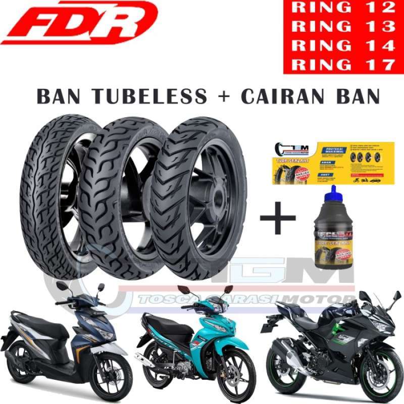 Promo Ban Motor Fdr Tubeless Ring 17 Ring 14 Ring 13 Ring 12 Beli Ban ...