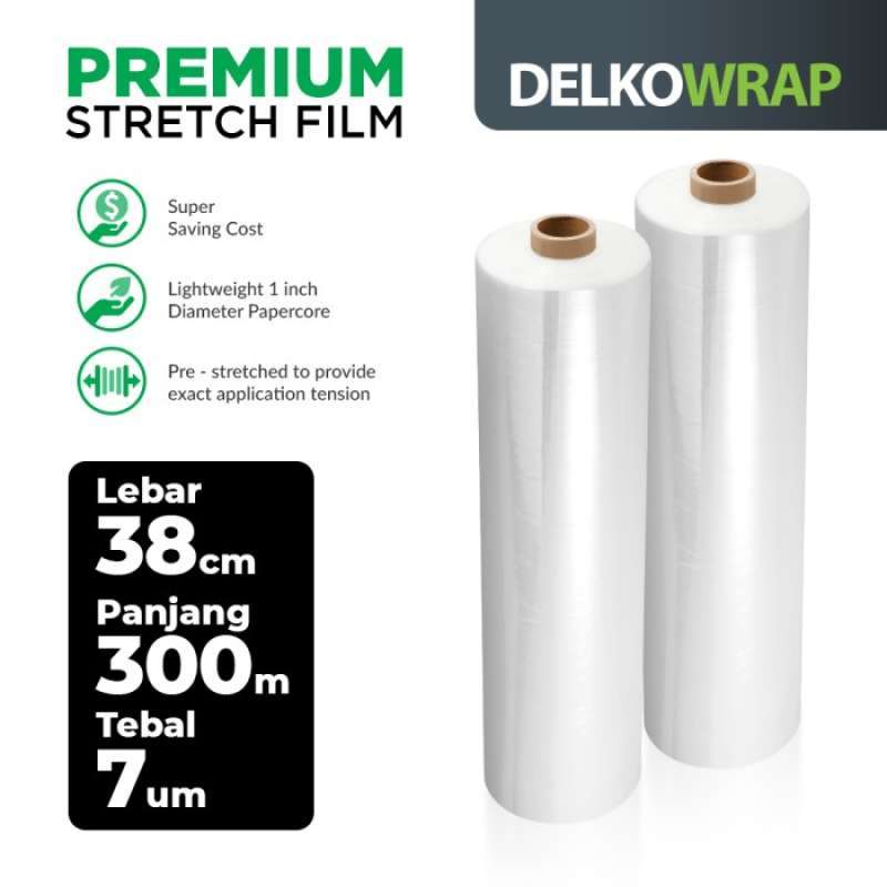 Promo Stretch Film Wrapping Premium 40cm X 600m Plastik Wrapping Barang ...
