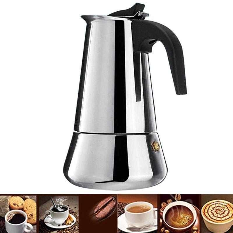 Jual Ssa Espresso Coffee Maker Moka Pot Teko Filter 300ml 6 Cup - Dengan Bubble Di Seller Toko ...