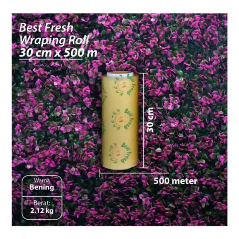 Promo Plastic Wrapping Roll 30cm X 500m 30 Cm X 500 Meter Wrap Film ...