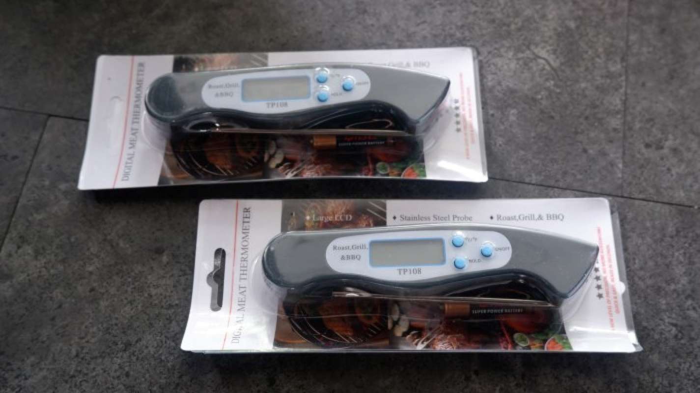Jual Digital Meat Thermometer Daging Roast Grill Bbq Tusuk Stainless ...