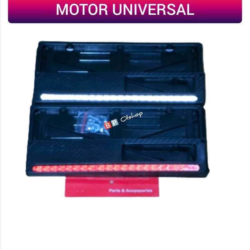 Jual Cover Wadah Plat Nomor Motor Universal Honda Yamaha Suzuki ...