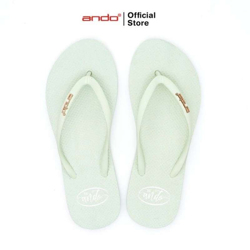 Promo Ando Official Sandal Jepit Nice Glitter Wanita Dewasa - Mint - 40 ...